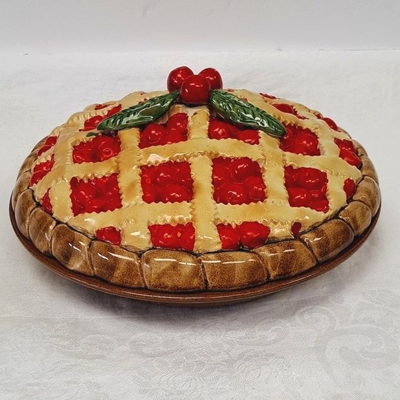 Over And Back | Dining | Vintage Ceramic Piedessert Keeper By Over And ...